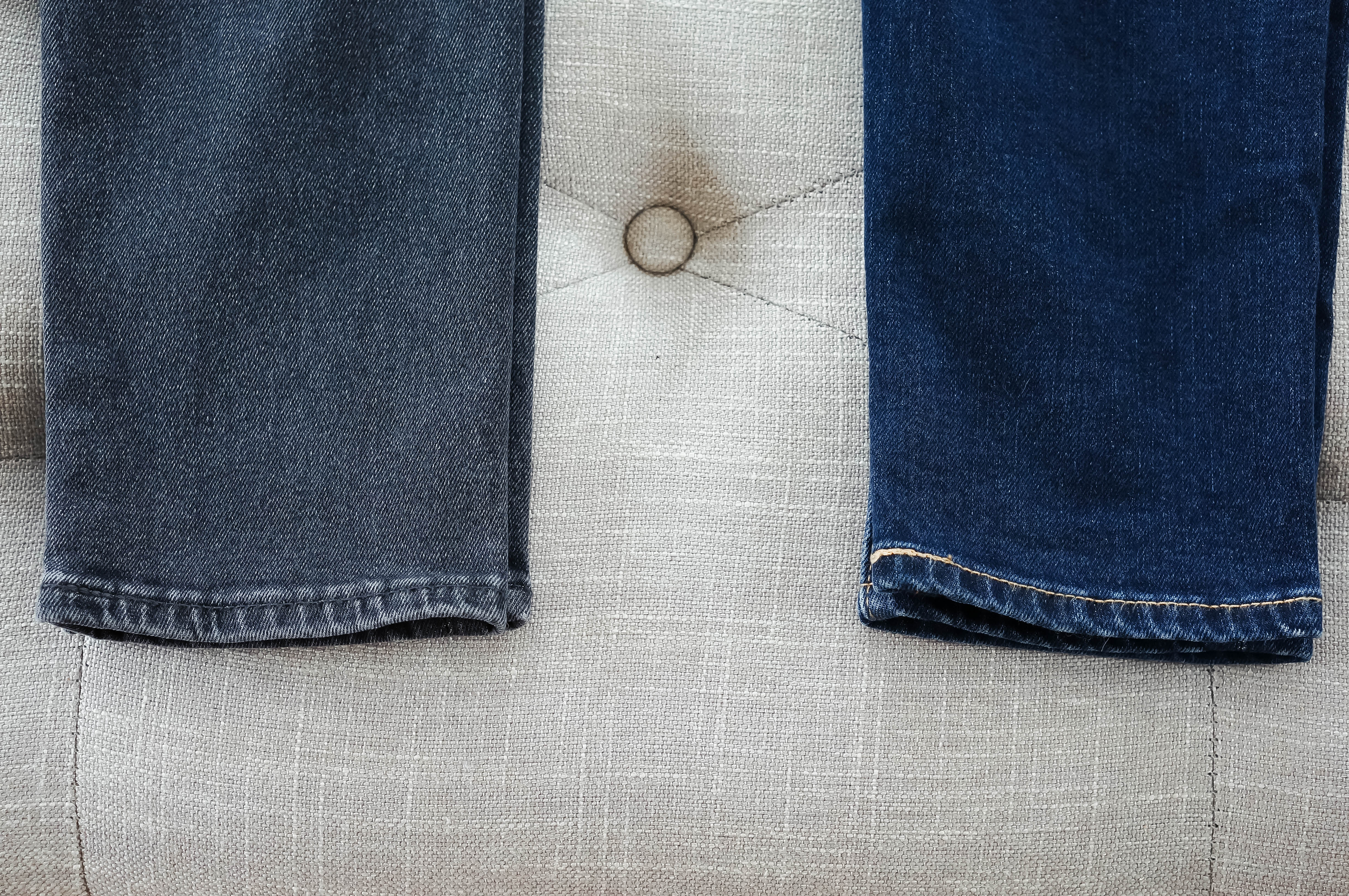 DIY Raw Hem Tutorial - Red White & Denim