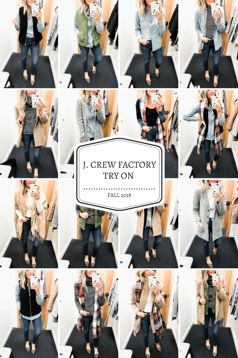 J. Crew Factory Try On - Fall 2018 - Red White & Denim