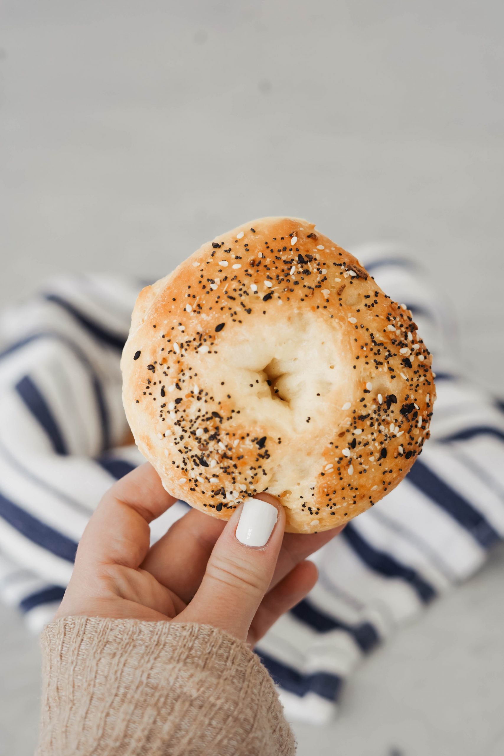 Easy-Homemade-Bagel-Recipe-2-Ingredient-2-1 - Red White & Denim