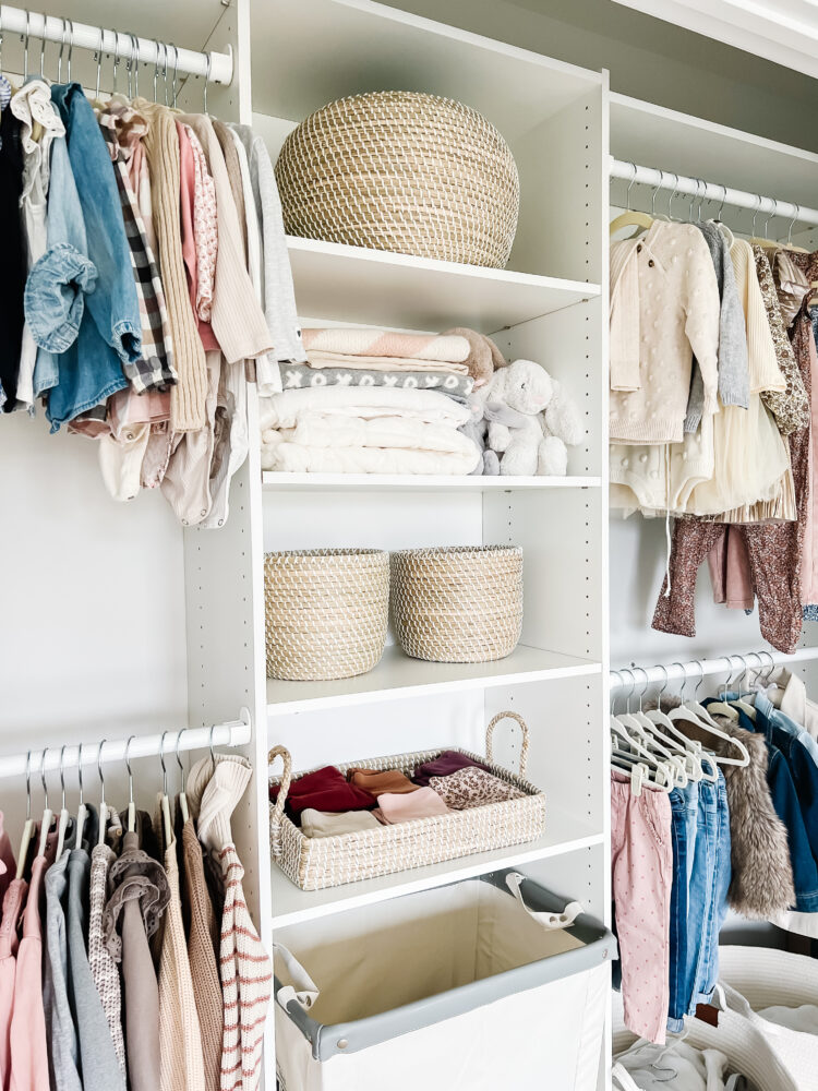 AFFORDABLE NURSERY CLOSET SYSTEM - Red White & Denim