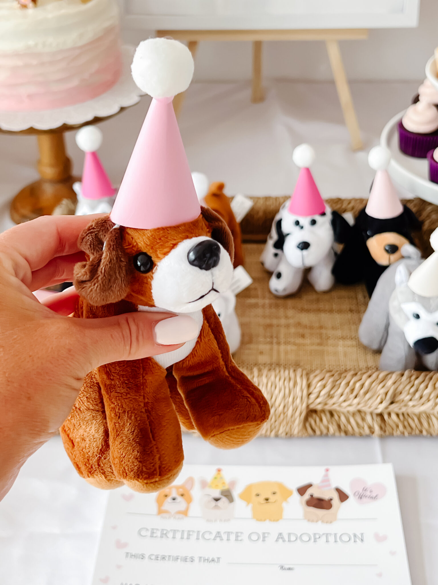 ADOPT A PUPPY BIRTHDAY PARTY - Red White & Denim